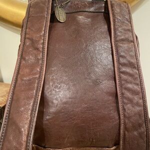 Fossil | Bags | Fossil Distressed Large Backpack Unisex Brown | Poshmark
